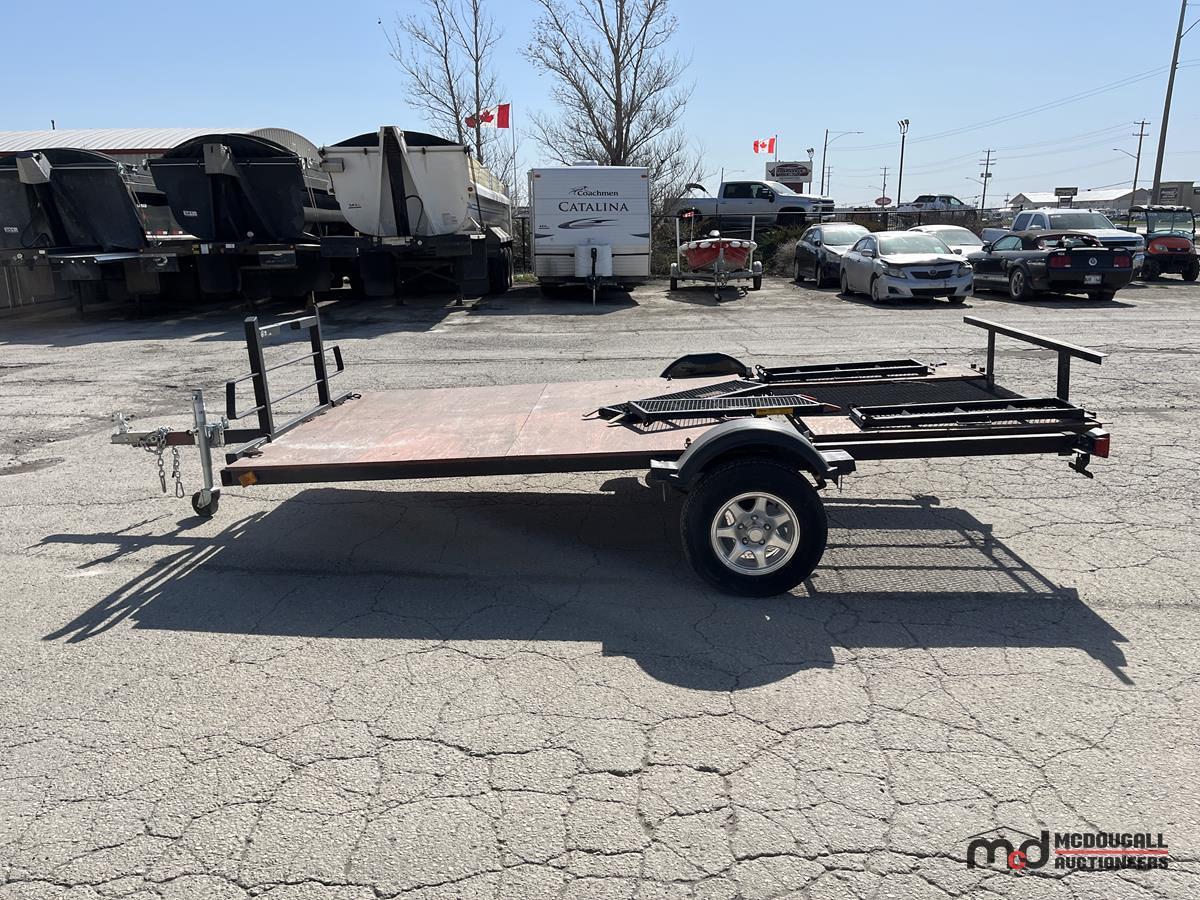 12' S/A Homebuilt Flat Deck Trailer
